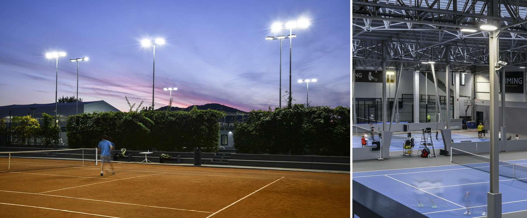 TIMING SPORT CENTER Lighting projects | PIL USA/Canada